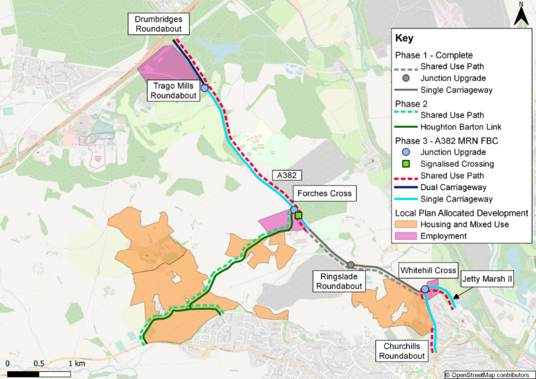 A382 improvements - A382 carbon negative road