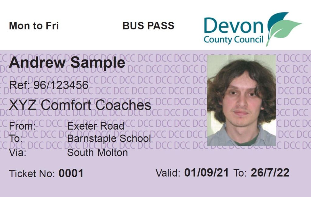 Transport passes - Children, families and education