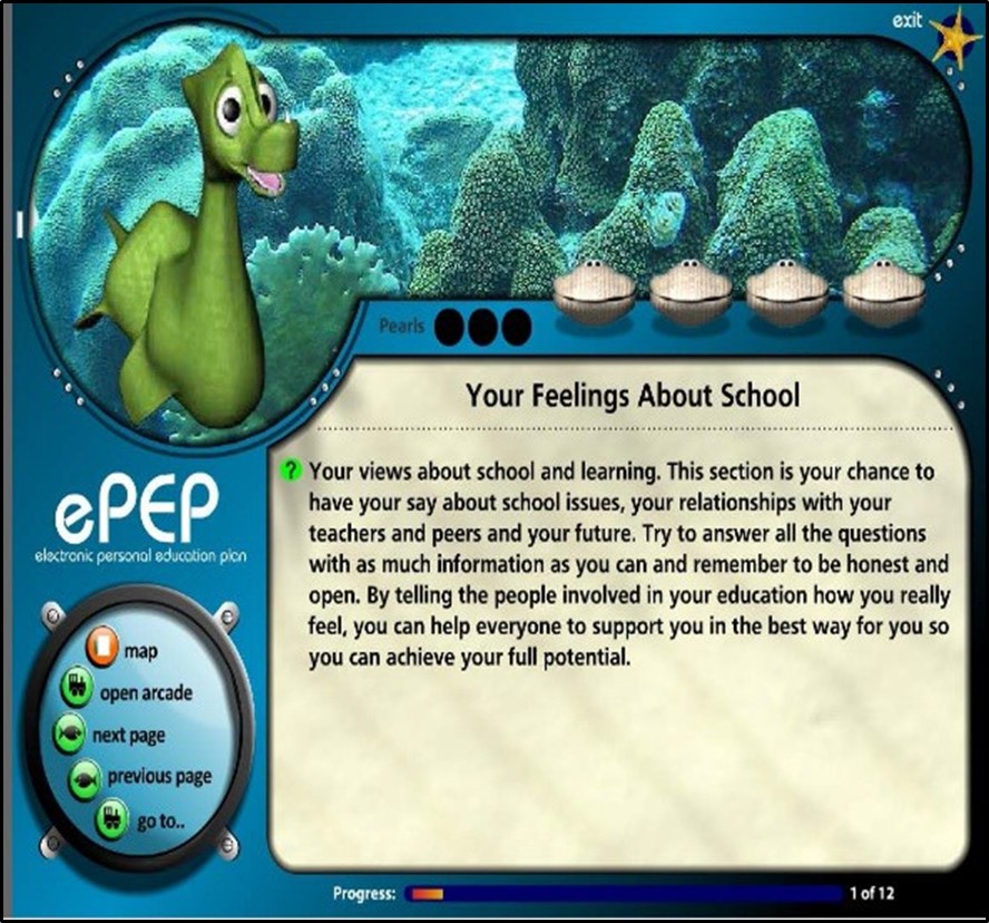 ePEP online - guidance notes – Education and Families