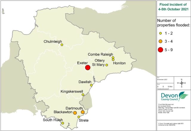 Exeter and Devon-Wide Floods 4th - 5th October 2021 - Flood Risk Management