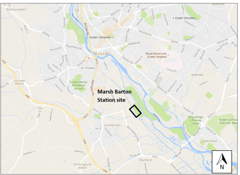 Background - Marsh Barton Railway Station