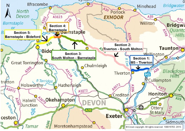 Maps - The North Devon Link Road