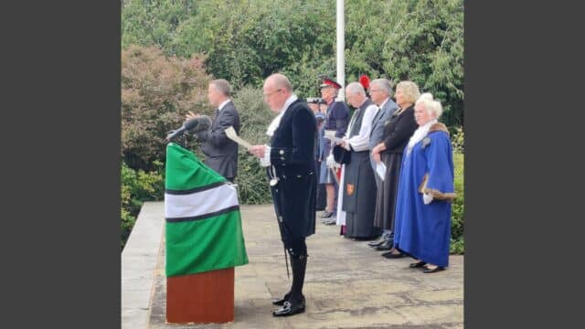 Crowds gathered at Exeter's County Hall as our new King is proclaimed ...