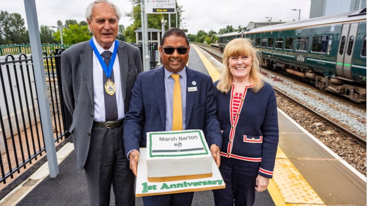 Marsh Barton station celebrates its 1st birthday - News