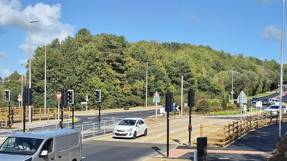 Bishops Tawton roundabout now bigger and better - News