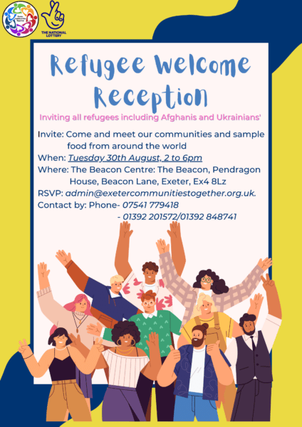 Refugee Welcome Reception - Exeter - Provider Engagement Network