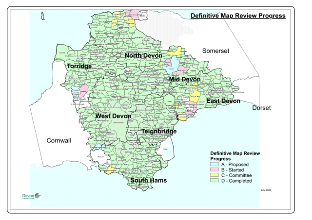 Definitive map review - Public Rights of Way