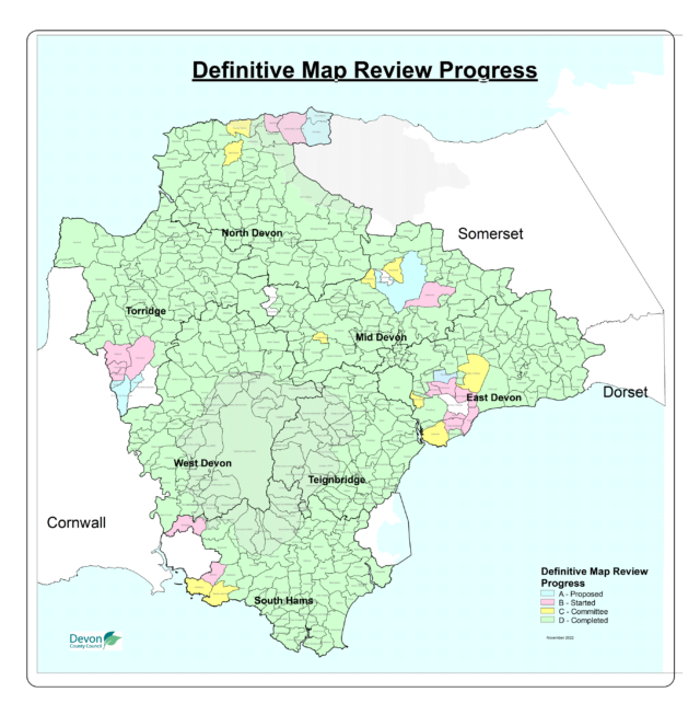 Definitive map review - Public Rights of Way
