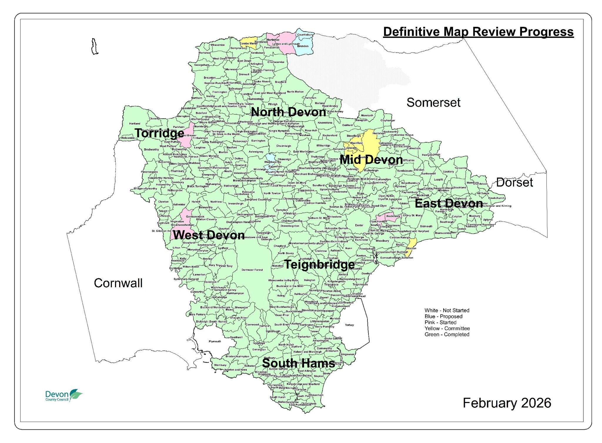 Definitive map review - Public rights of way