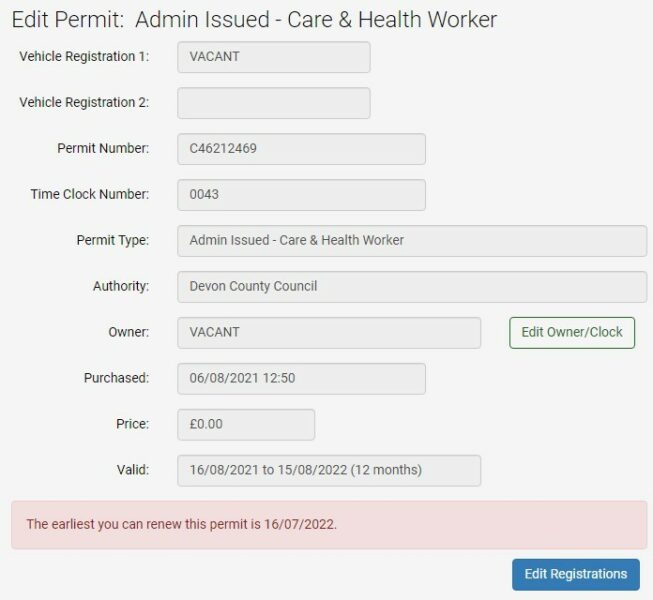 Digital permits for care and health workers: User guide for account ...