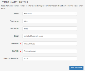 Digital permits for care and health workers: User guide for account ...