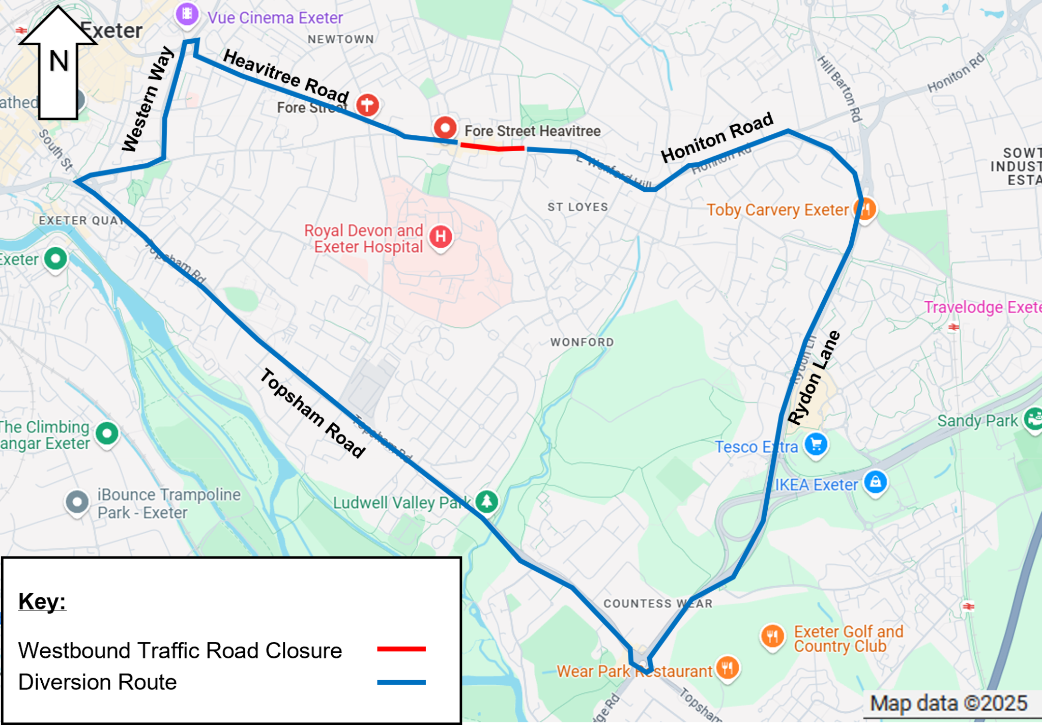 Exeter Bus Corridor Improvements - Roads and transport