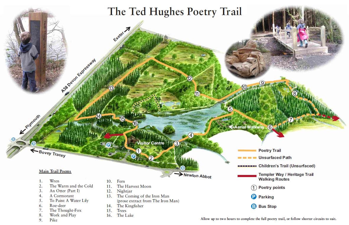 Ted Hughes Poetry Trail - Stover Country Park