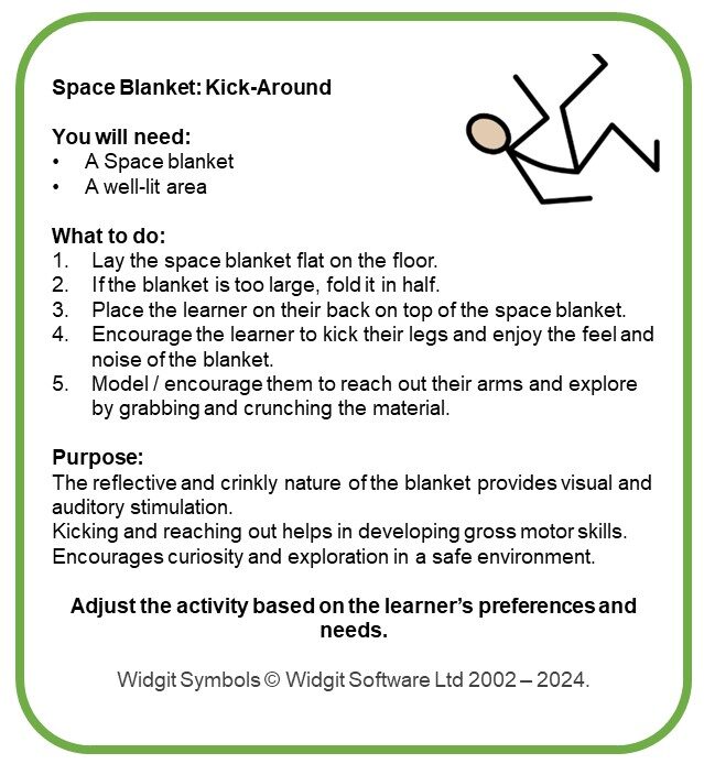 Space Blanket: Space Blanket: Kick-Around - Support for schools and ...