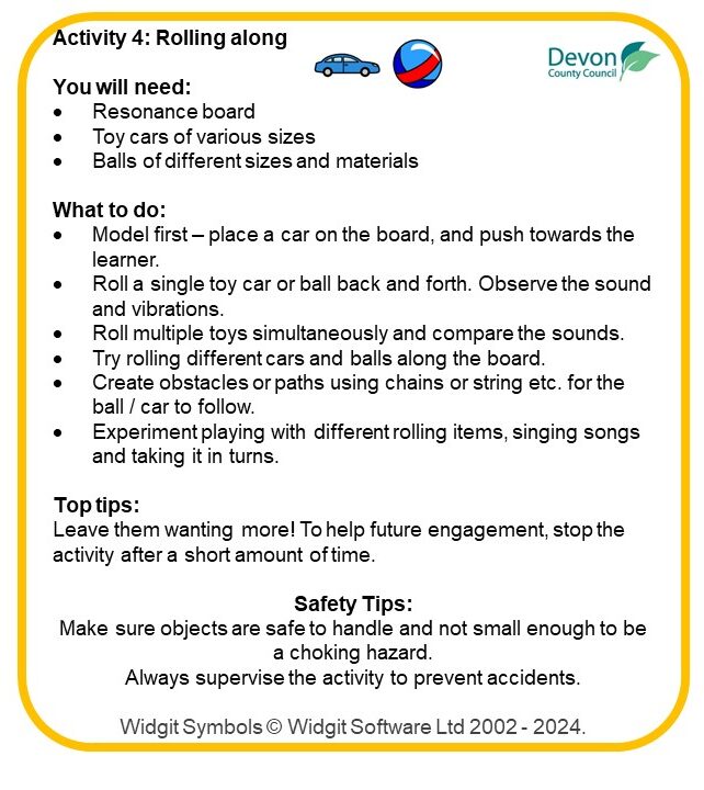 Resonance board - Activity 4: Rolling along - Support for schools and ...