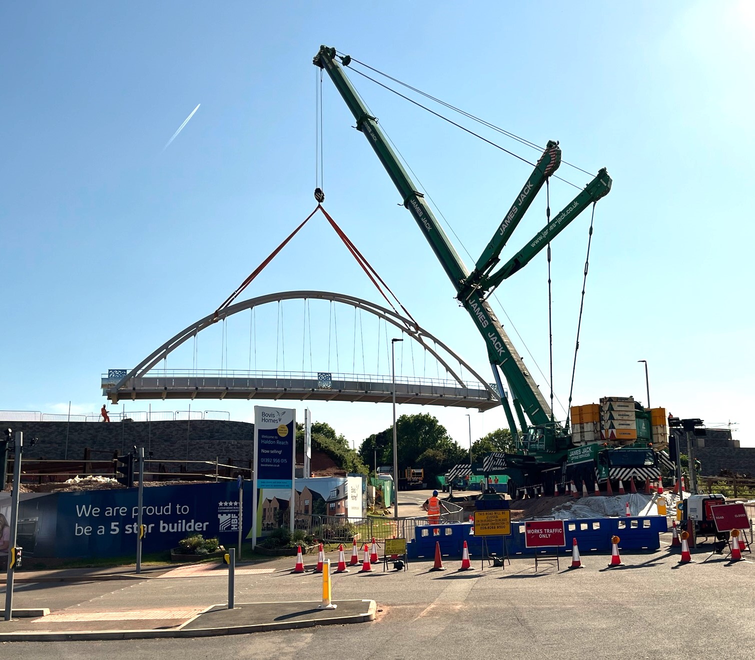 Pedestrian/cycle bridge - South West Exeter